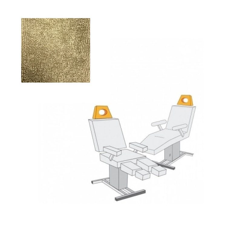 Medixwell hoofdkussen met gat hoes badstof "MAXI" ZAND - MSK Podiamed